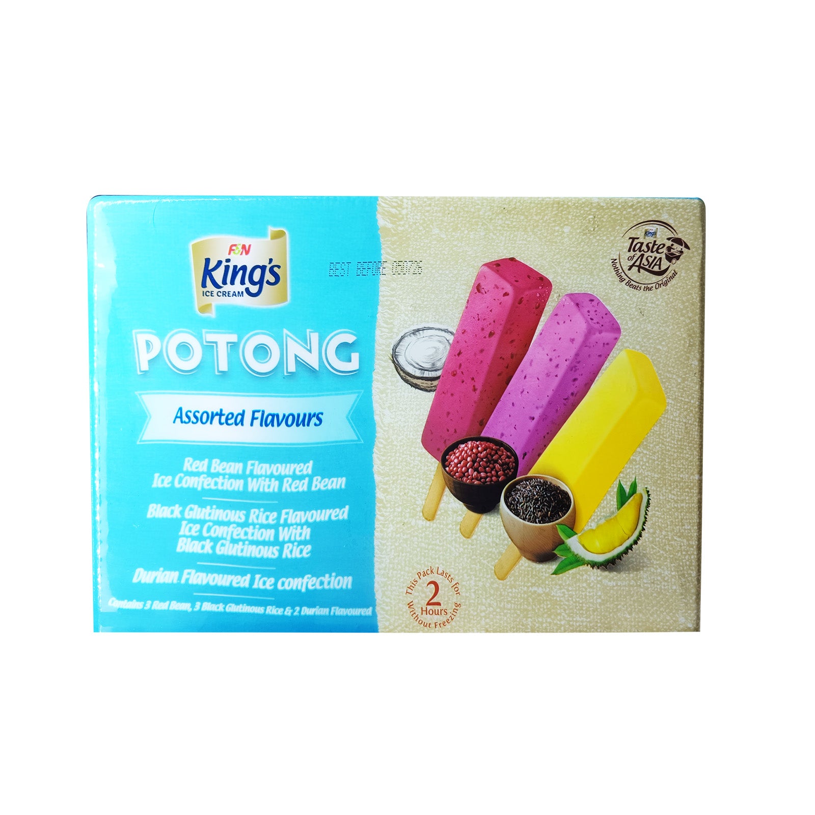 Kings Foam Ice Potong Ice Cream 60ml x 8 – Jaya Grocer | Plaza Jelutong