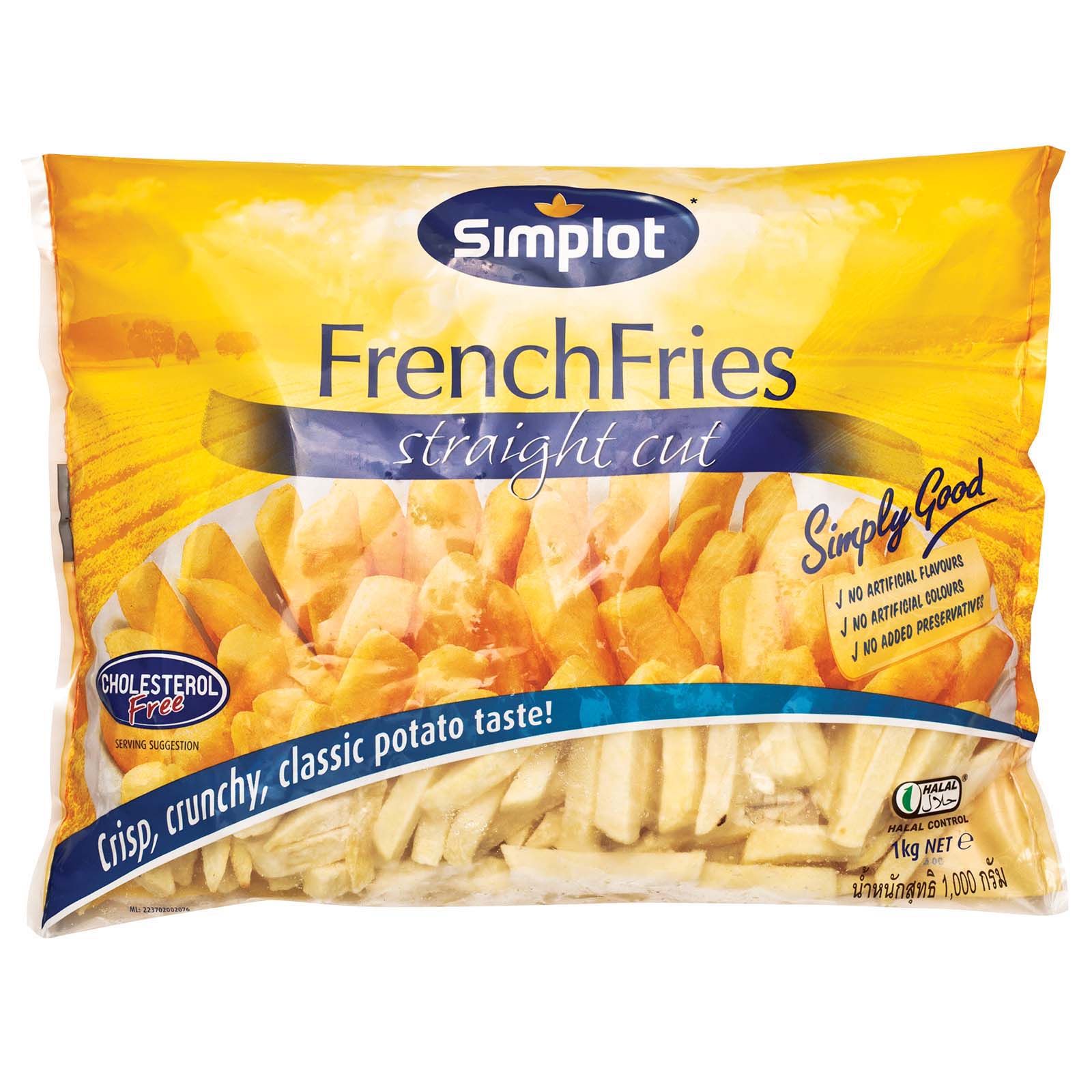 Simplot Straight Cut French Fries 1kg – Jaya Grocer | Plaza Jelutong