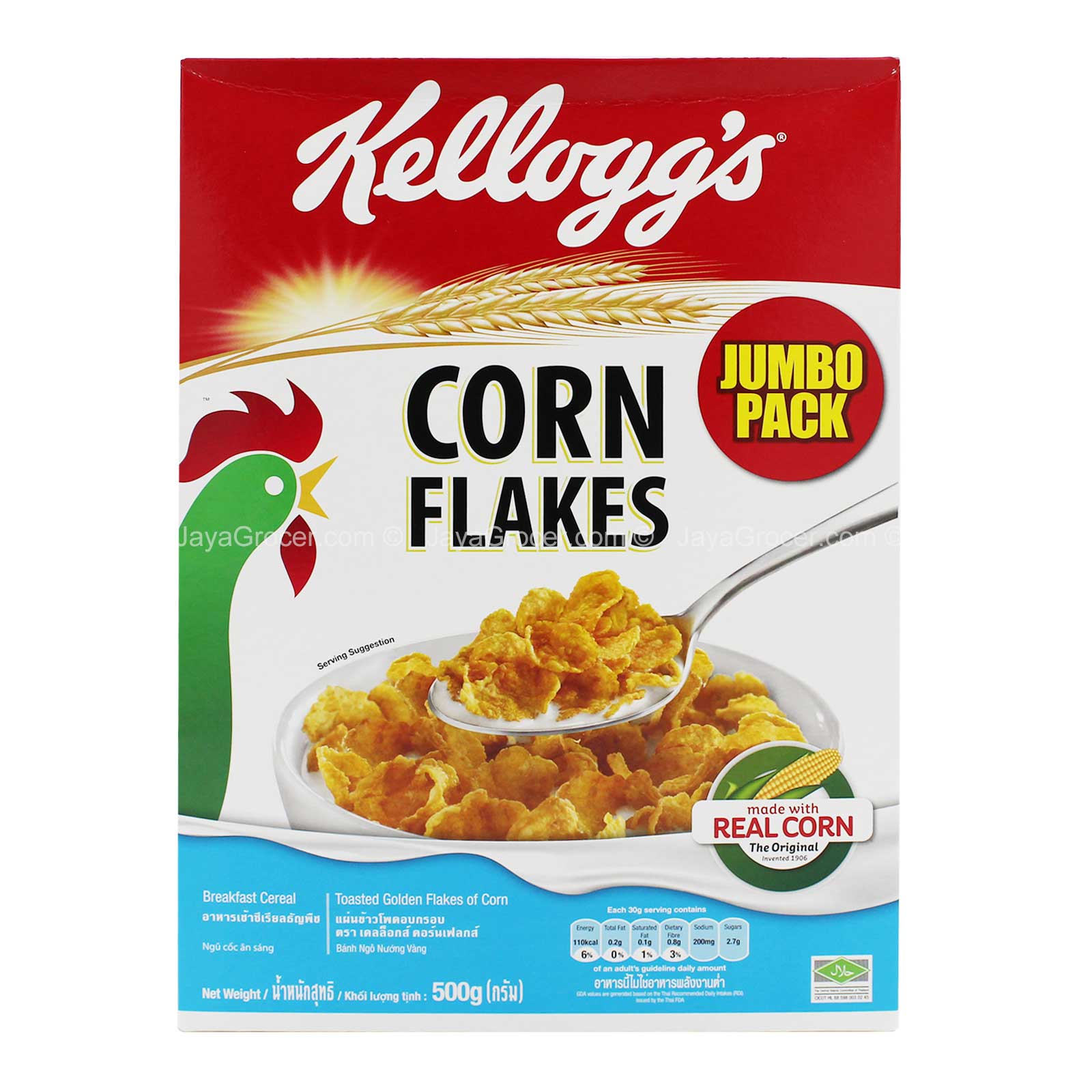 Kelloggs Cornflakes Jumbo 500g – Jaya Grocer | Plaza Jelutong