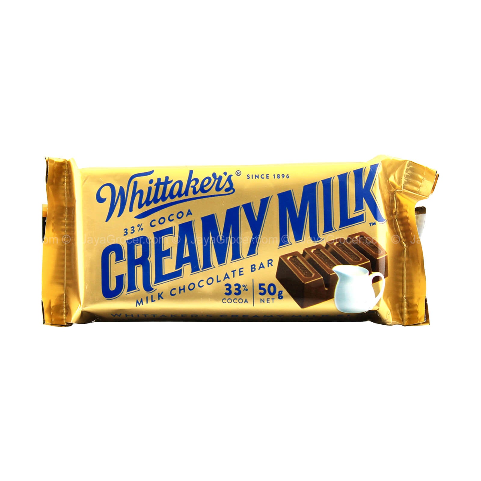 Whittakers Creamy Milk Slab 50g – Jaya Grocer | Plaza Jelutong