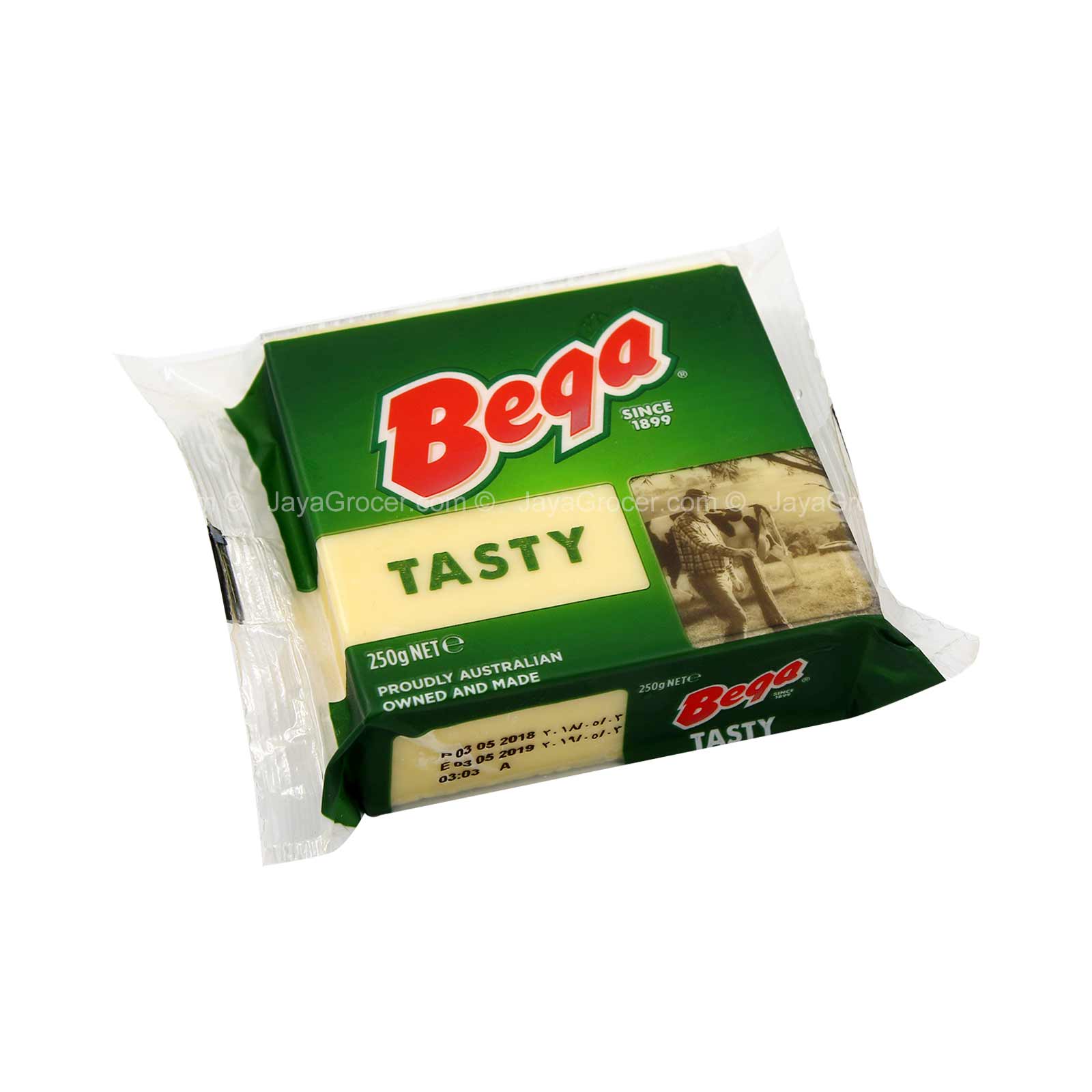 Bega Tasty Cheddar Block Cheese 250g – Jaya Grocer | Plaza Jelutong