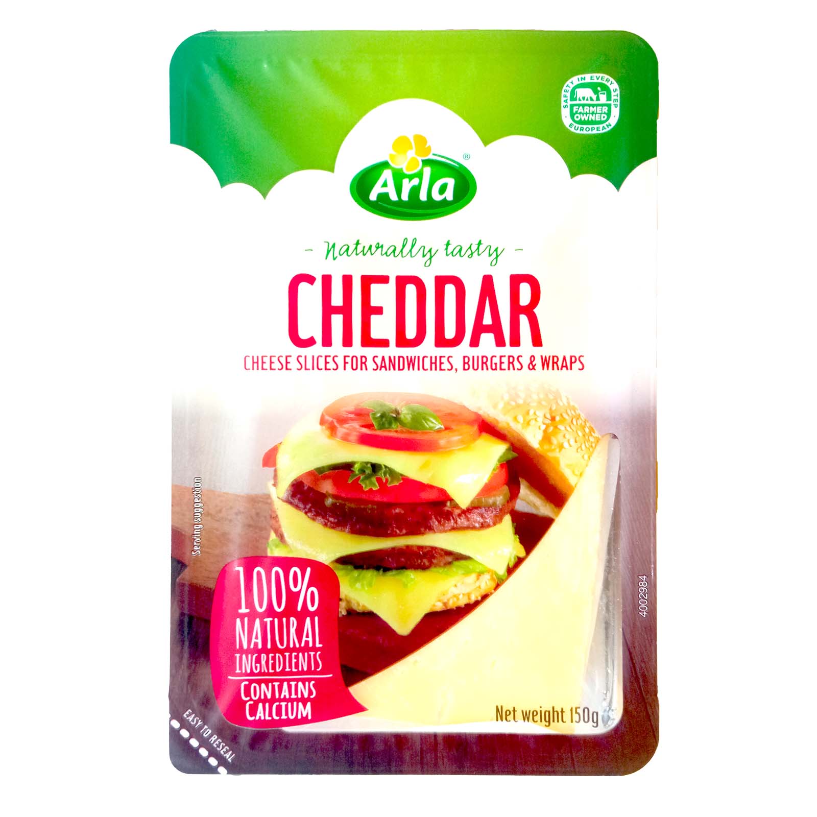 Arla Natural Cheddar Slices Cheese 150g – Jaya Grocer | Plaza Jelutong