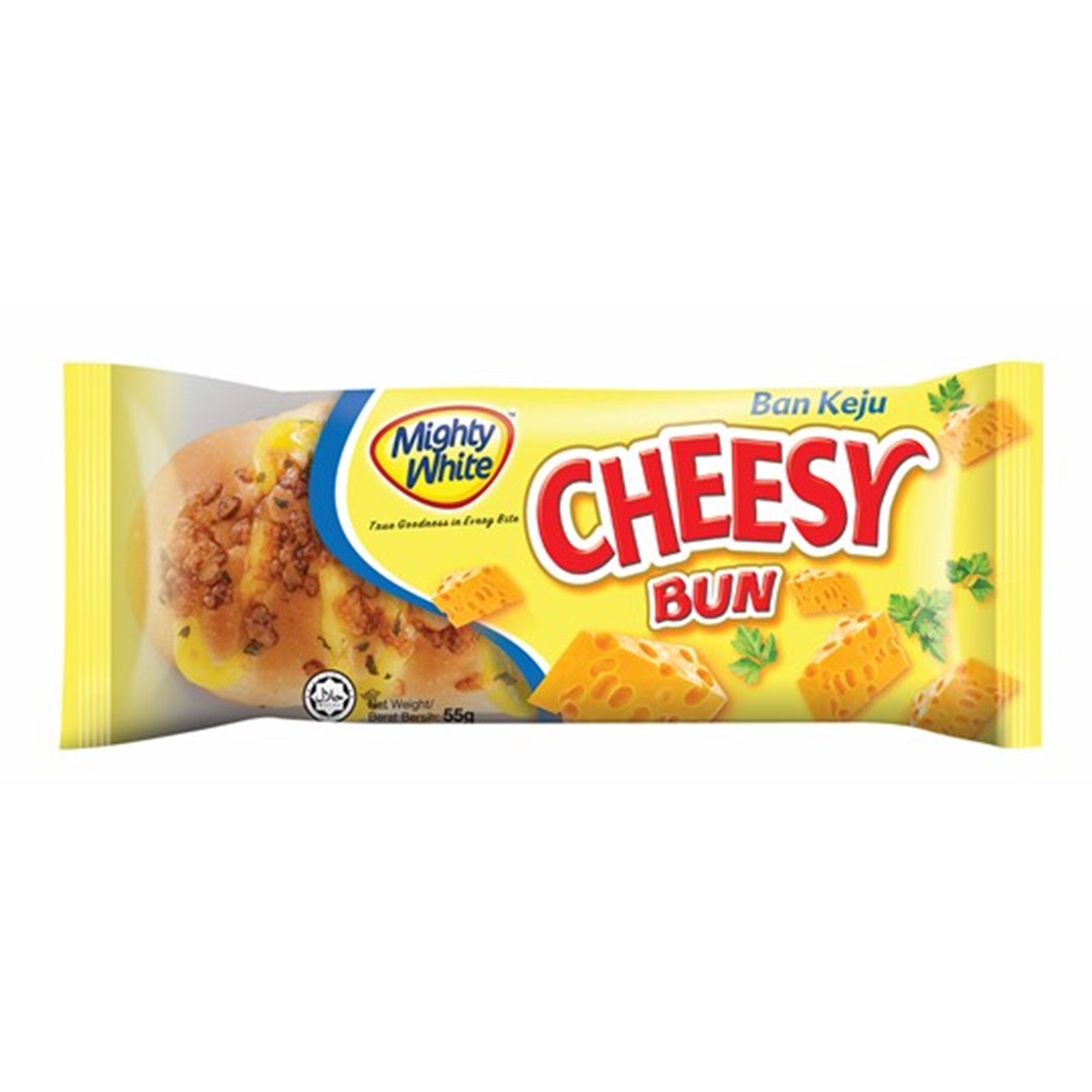 Mighty White Cheesy Bun 55g – Jaya Grocer | Plaza Jelutong