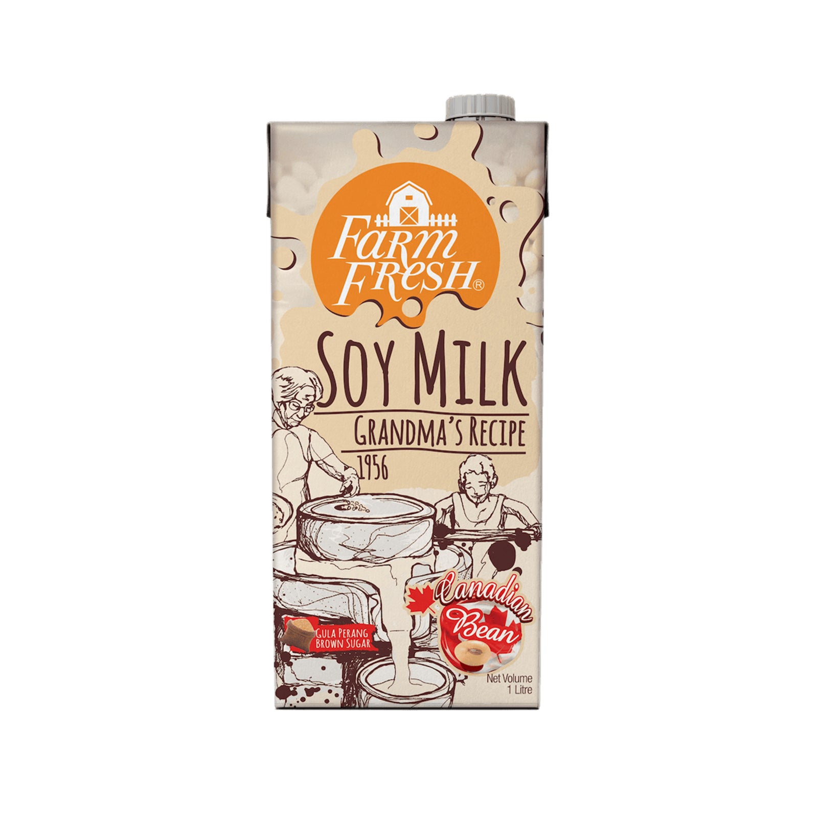 FARM FRESH SOYA MILK ORIGINAL 1LT – Jaya Grocer | Plaza Jelutong