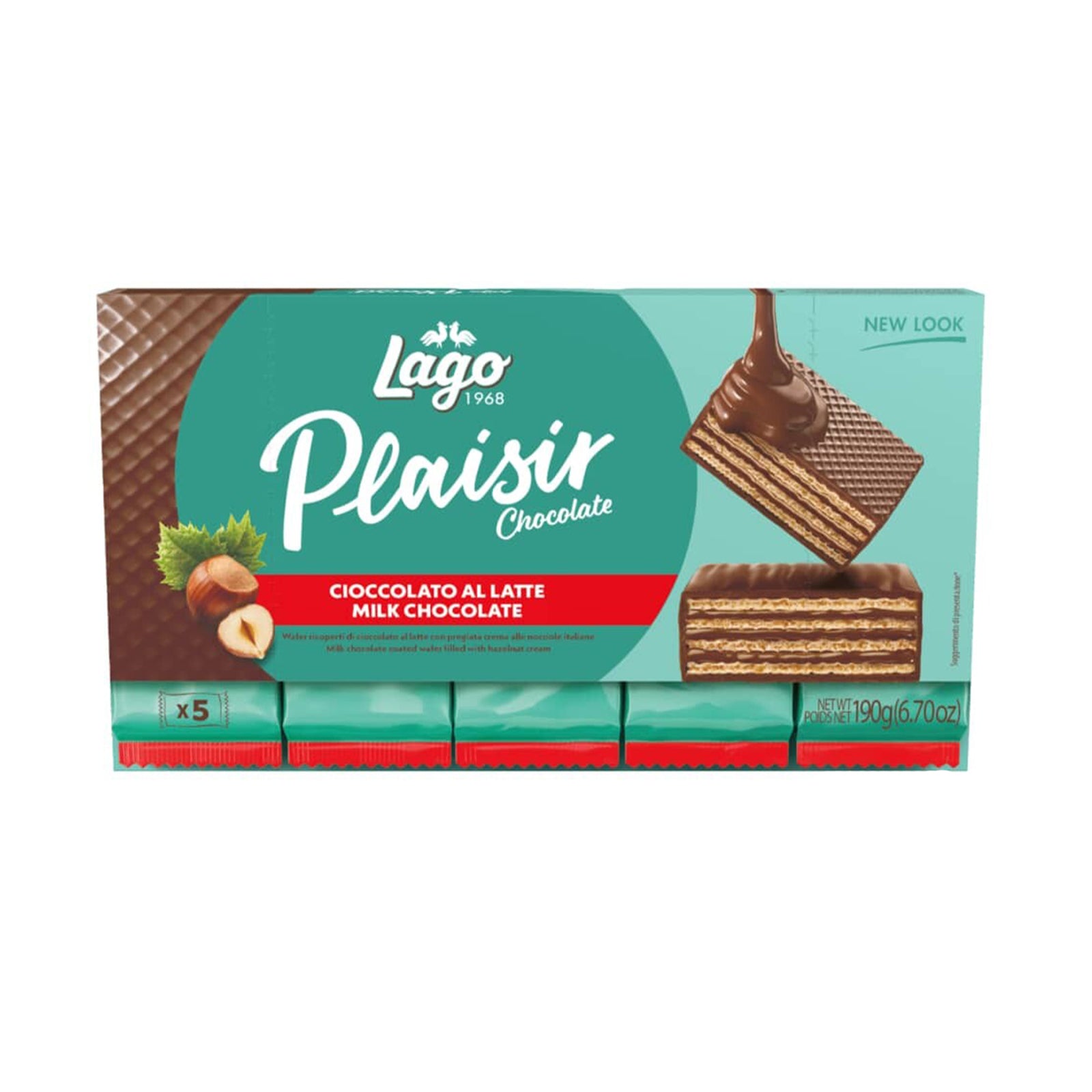 Gastone Lago Milk Choco Hazel Chocolate Wafer Multipack 190g – Jaya ...
