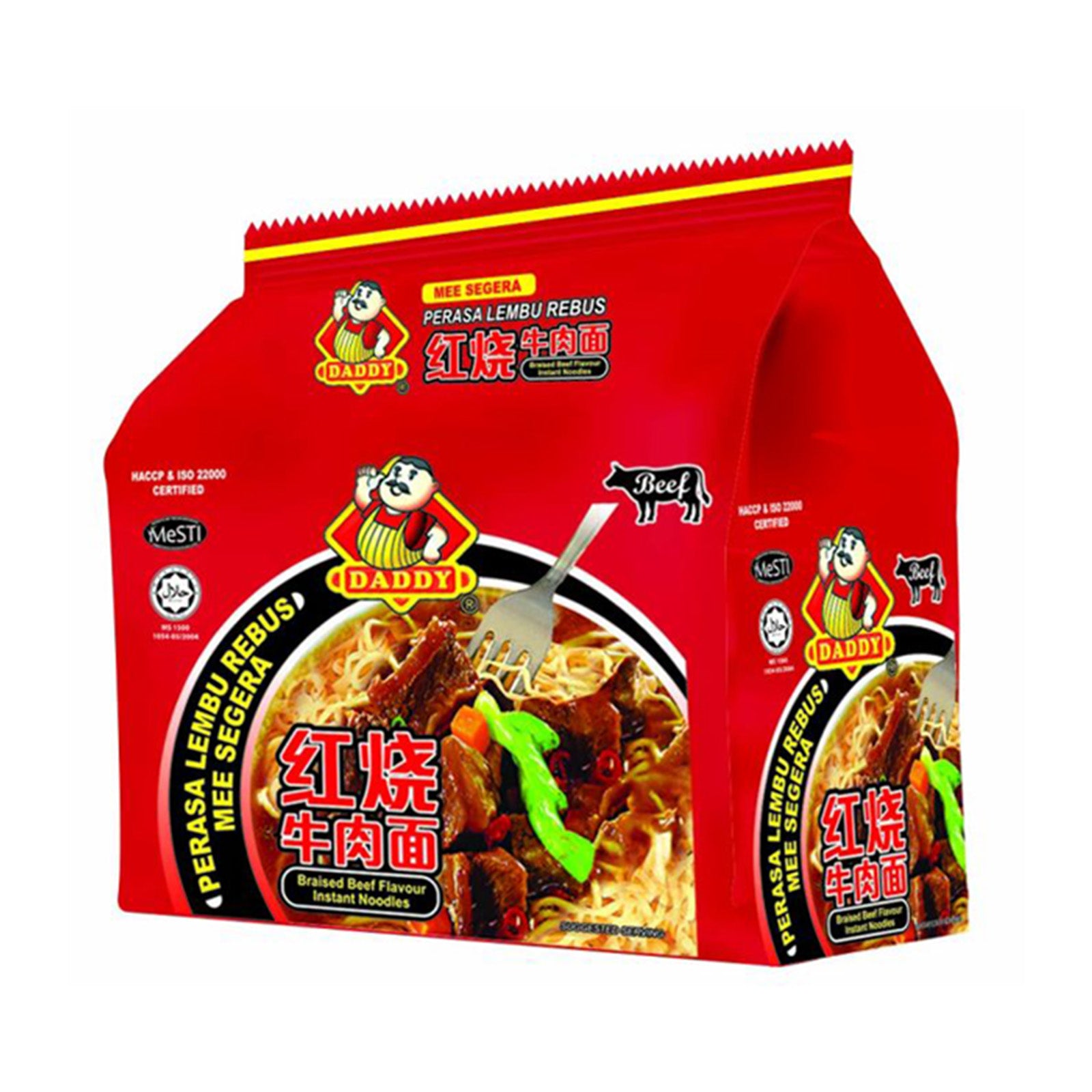 Daddy Mee Beef Noodles 90g x 5 – Jaya Grocer | Plaza Jelutong