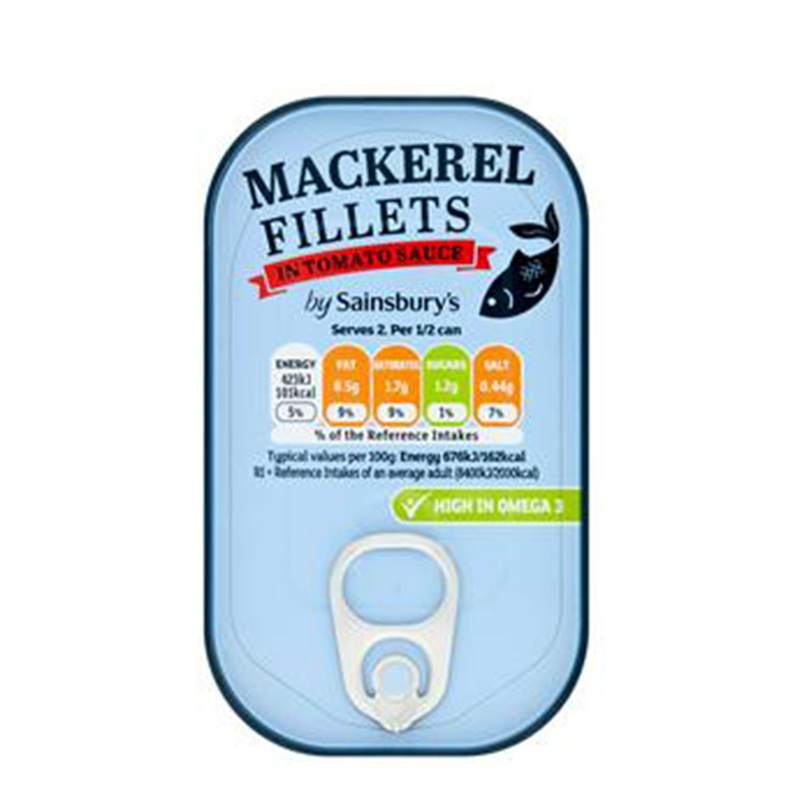 Sainsburys Mackerel Fillet In Tomato Sauce 125g – Jaya Grocer | Plaza ...