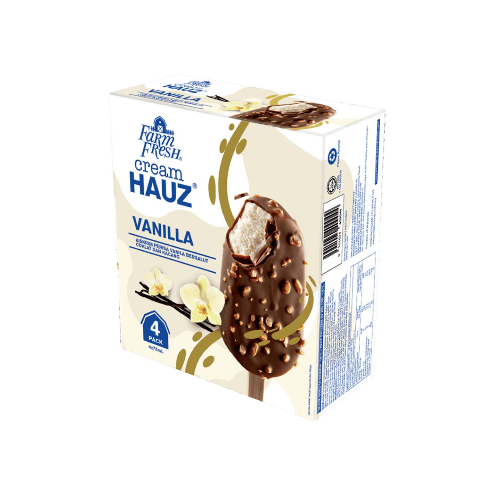 Farm Fresh Cream Hauz Vanilla Ice Cream Multipack 75ml x 4 – Jaya ...