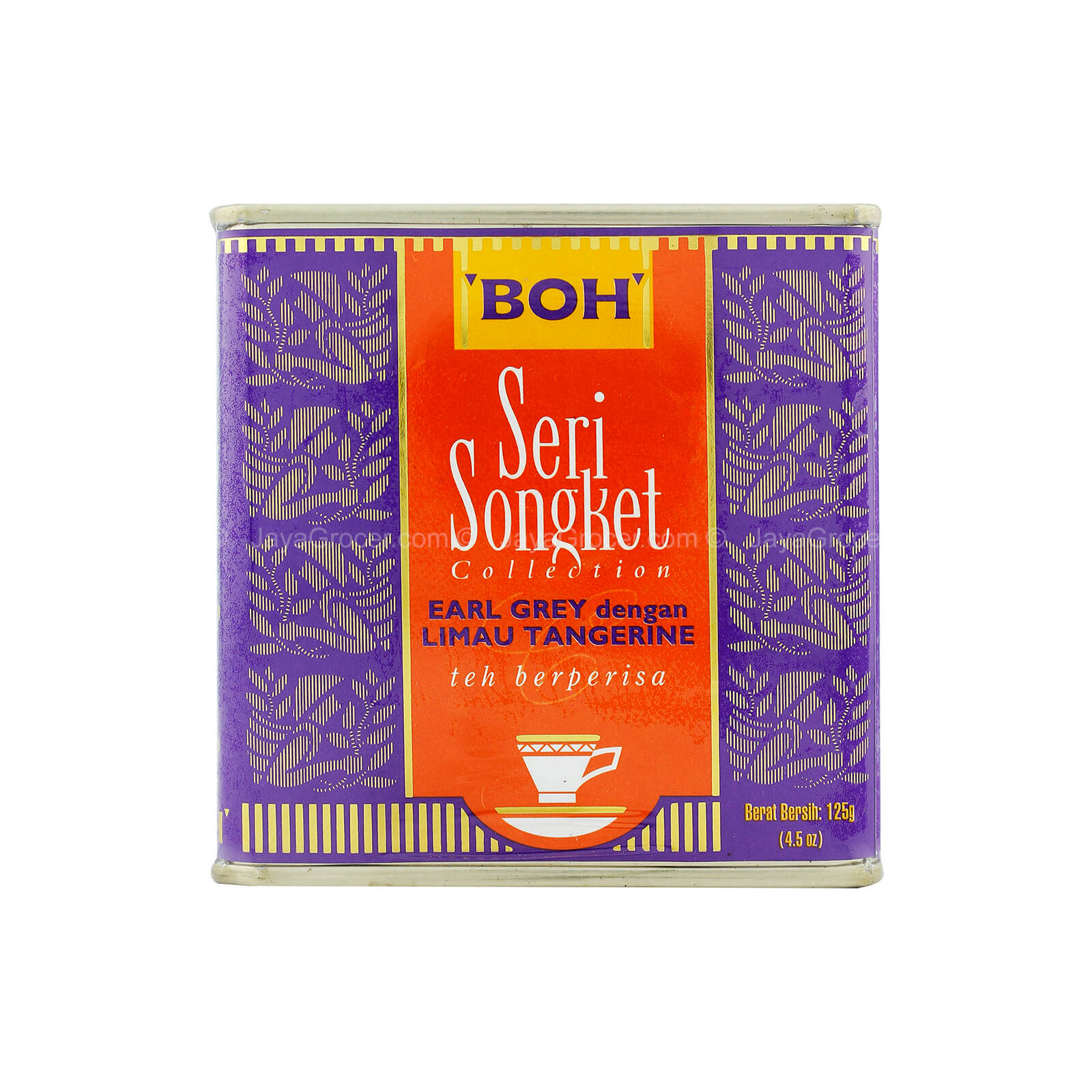 Boh Seri Songket Collection Earl Grey with Tangerine Flavoured Tea 125