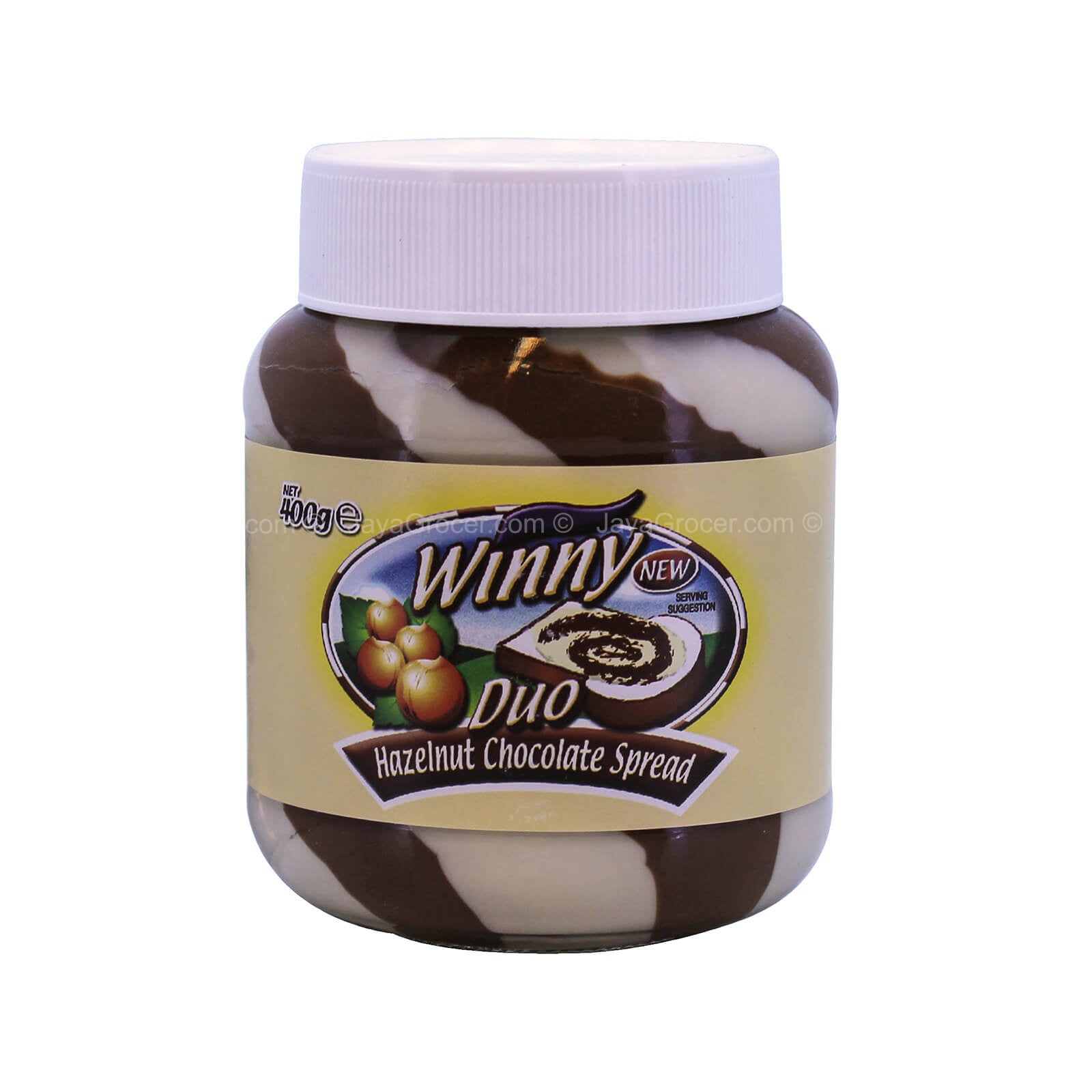 Winny Duo Hazelnut Chocolate Spread 400g – Jaya Grocer | Plaza Jelutong