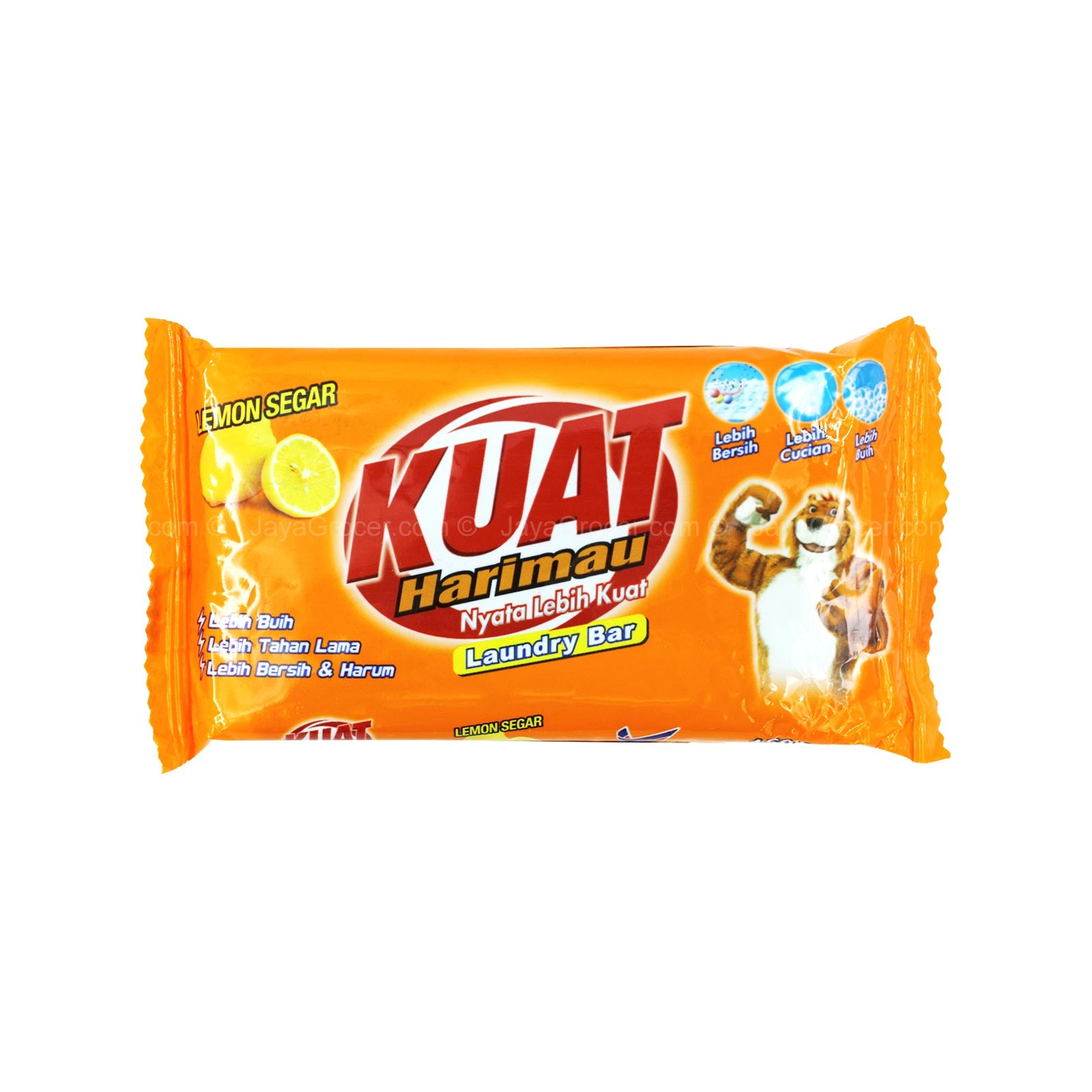 Kuat Harimau Laundry Bar Lemon Segar 150g – Jaya Grocer | Plaza Jelutong