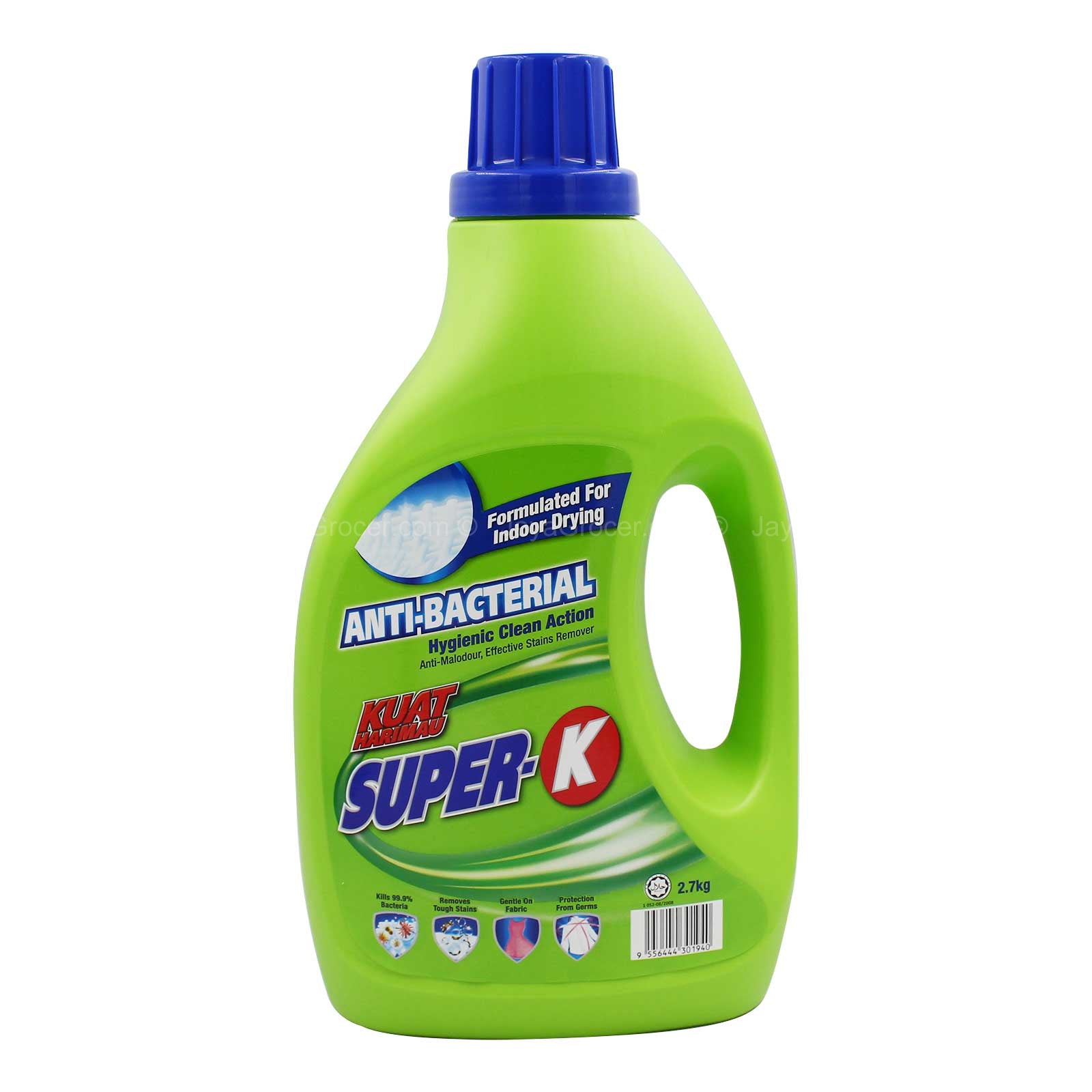 Kuat Harimau Super-K Anti-Bacterial Detergent Liquid 2.7kg – Jaya ...