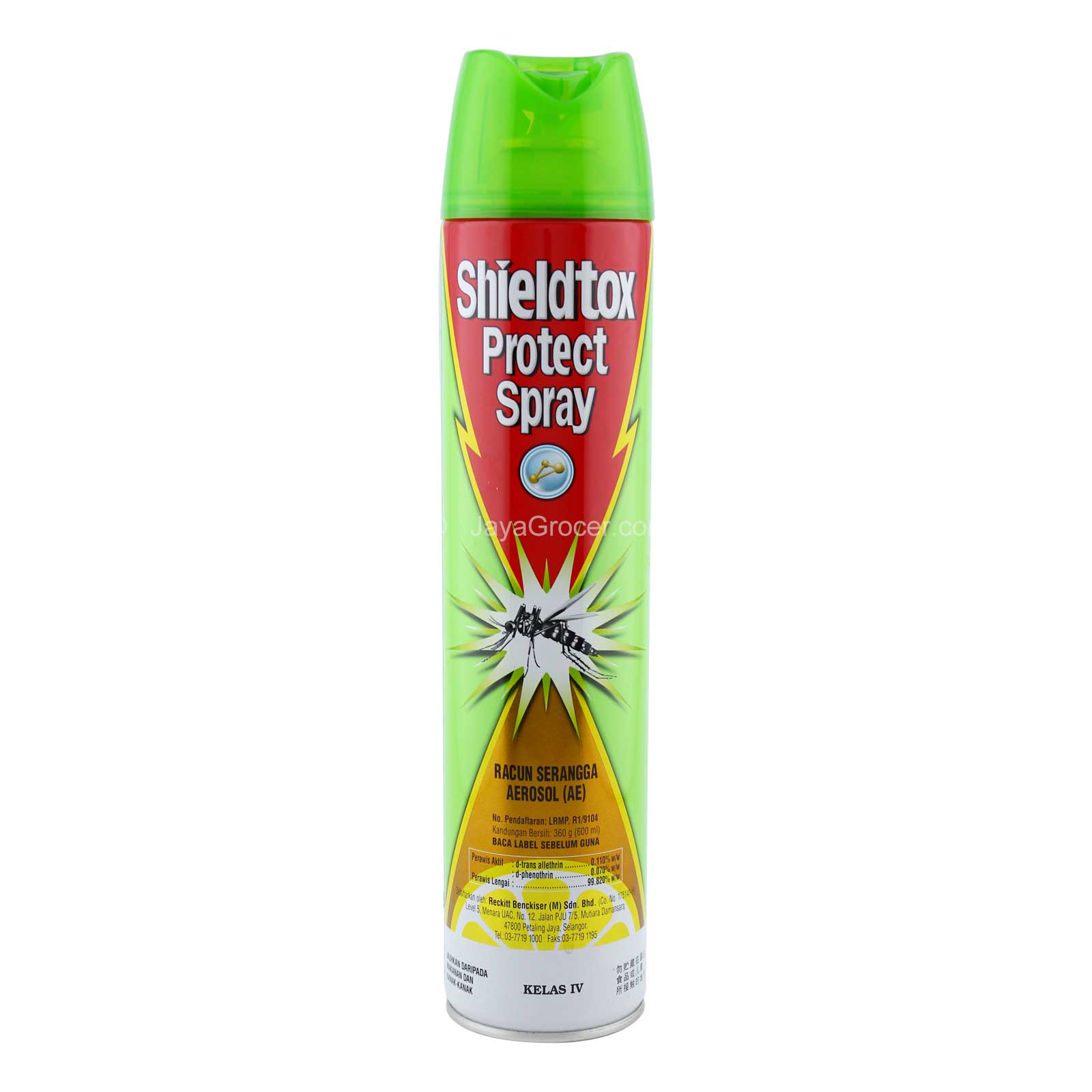 Shieldtox Protect Spray Aerosol 600ml – Jaya Grocer | Plaza Jelutong