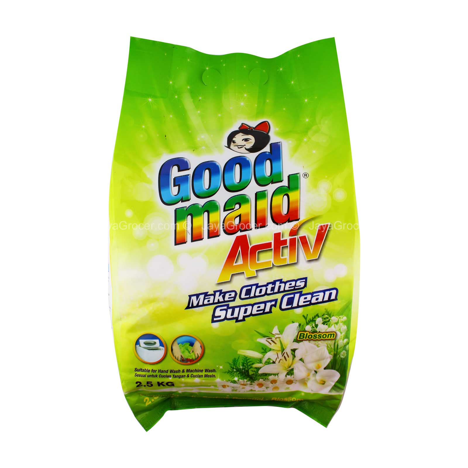 Goodmaid Activ Powder Detergent Blossom 2.5kg – Jaya Grocer | Plaza ...