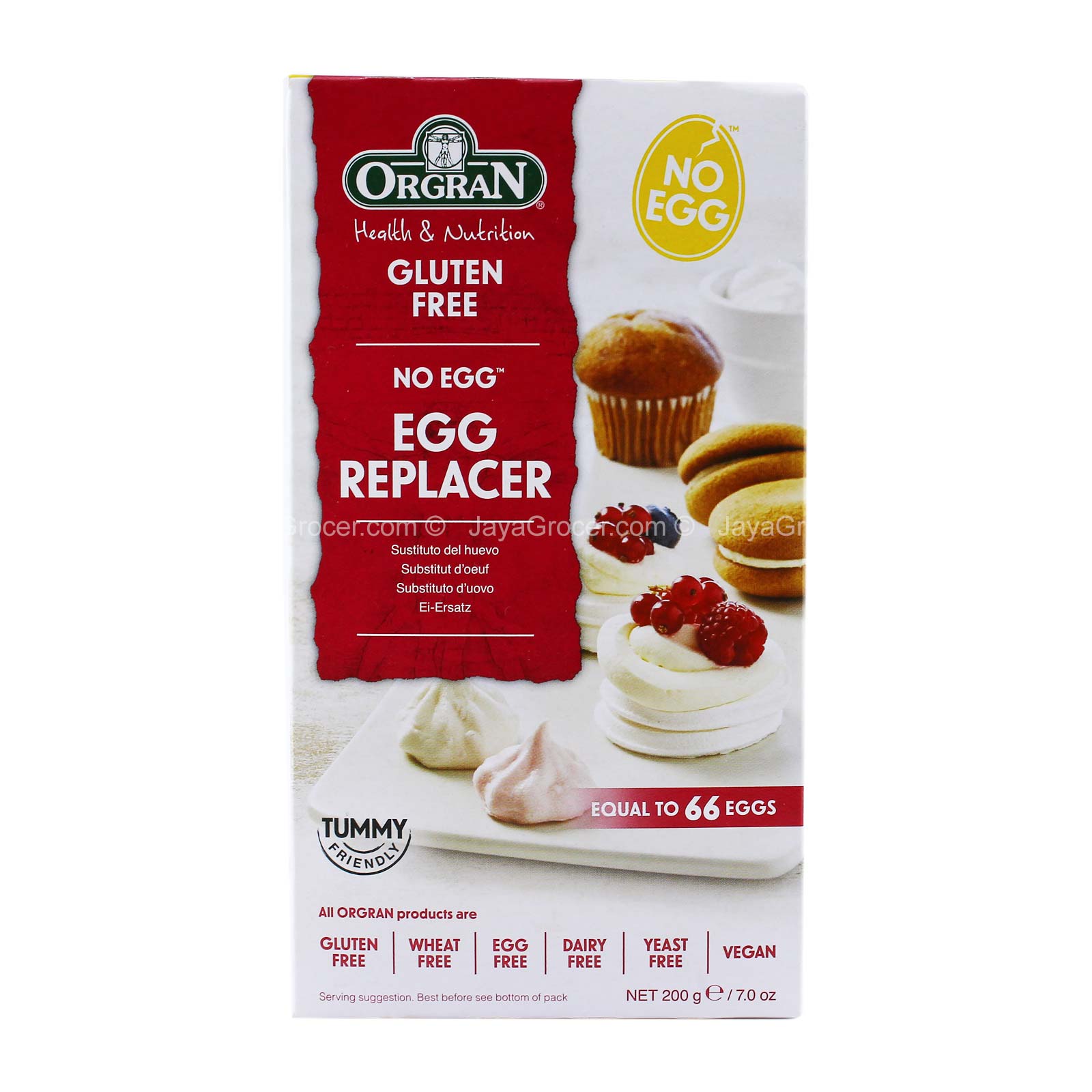 Orgran Gluten Free Egg Replacer Mix 200g – Jaya Grocer | Plaza Jelutong