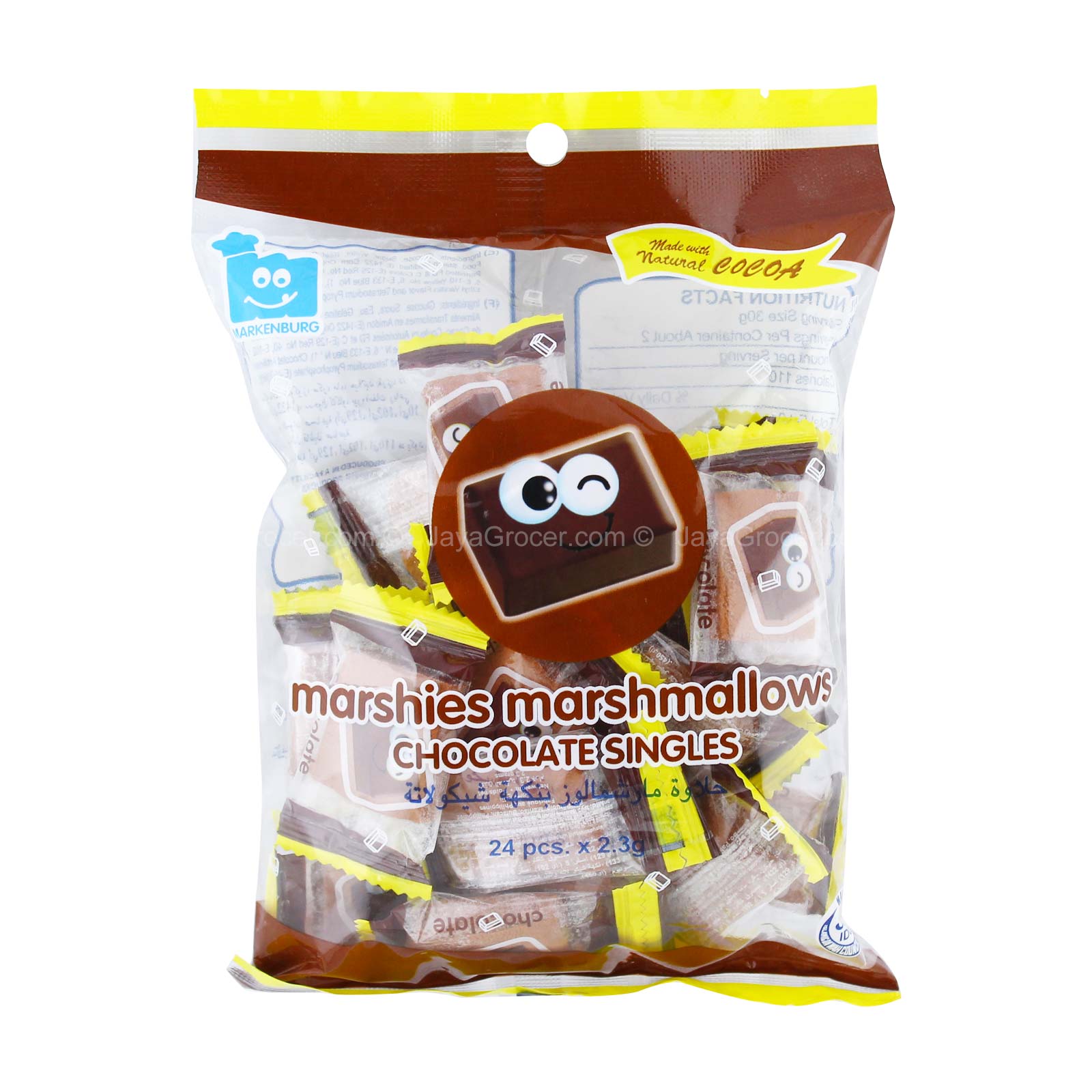 Marshies Marshmallows Chocolate Singles 2.3g x 24 – Jaya Grocer | Plaza ...