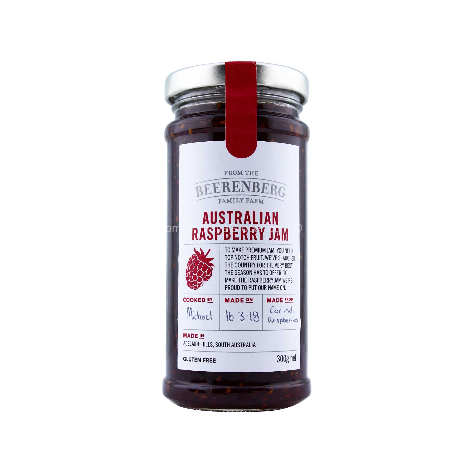 Beerenberg Australian Raspberry Jam 300g – Jaya Grocer | Plaza Jelutong