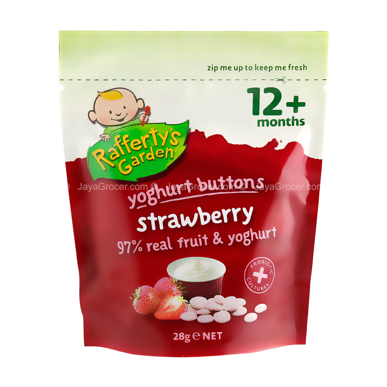 Rafferty’s Garden Strawberry Yoghurt Buttons 28g – Jaya Grocer | Plaza ...