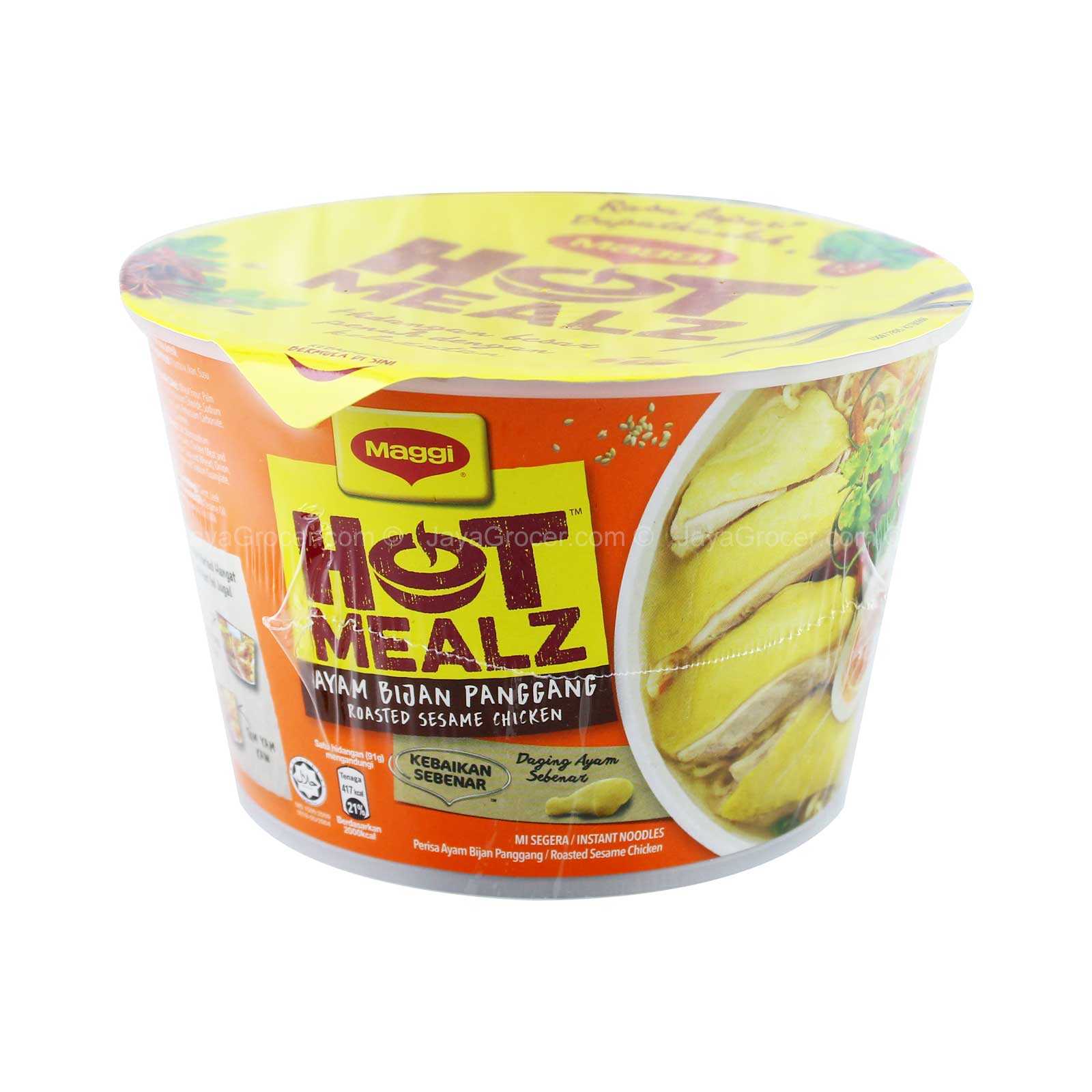Maggi Hot Mealz Roasted Sesame Chicken Instant Noodles Cup 99g – Jaya ...