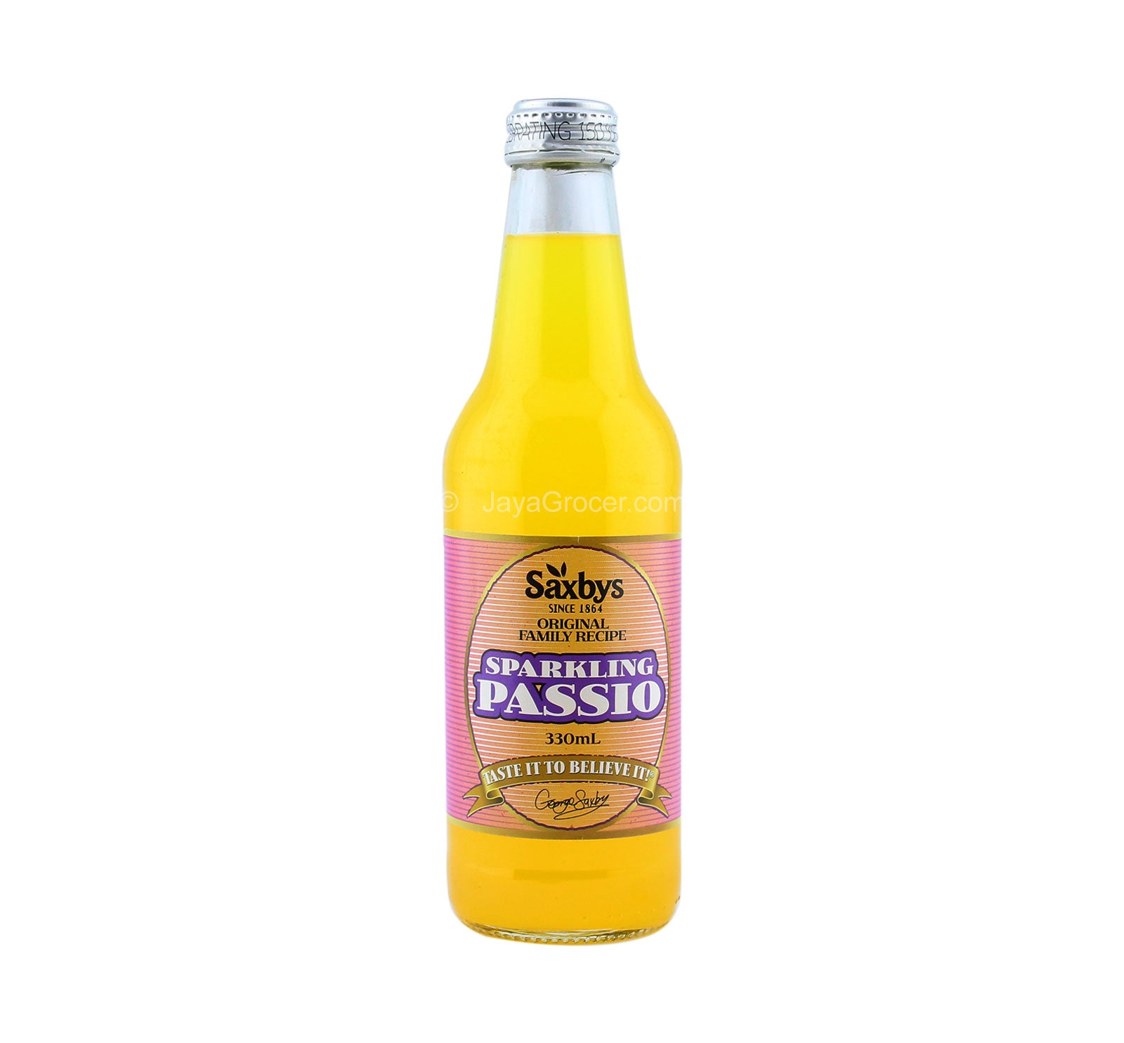 Saxbys Sparkling Passio Soft Drink 330ml – Jaya Grocer | Plaza Jelutong