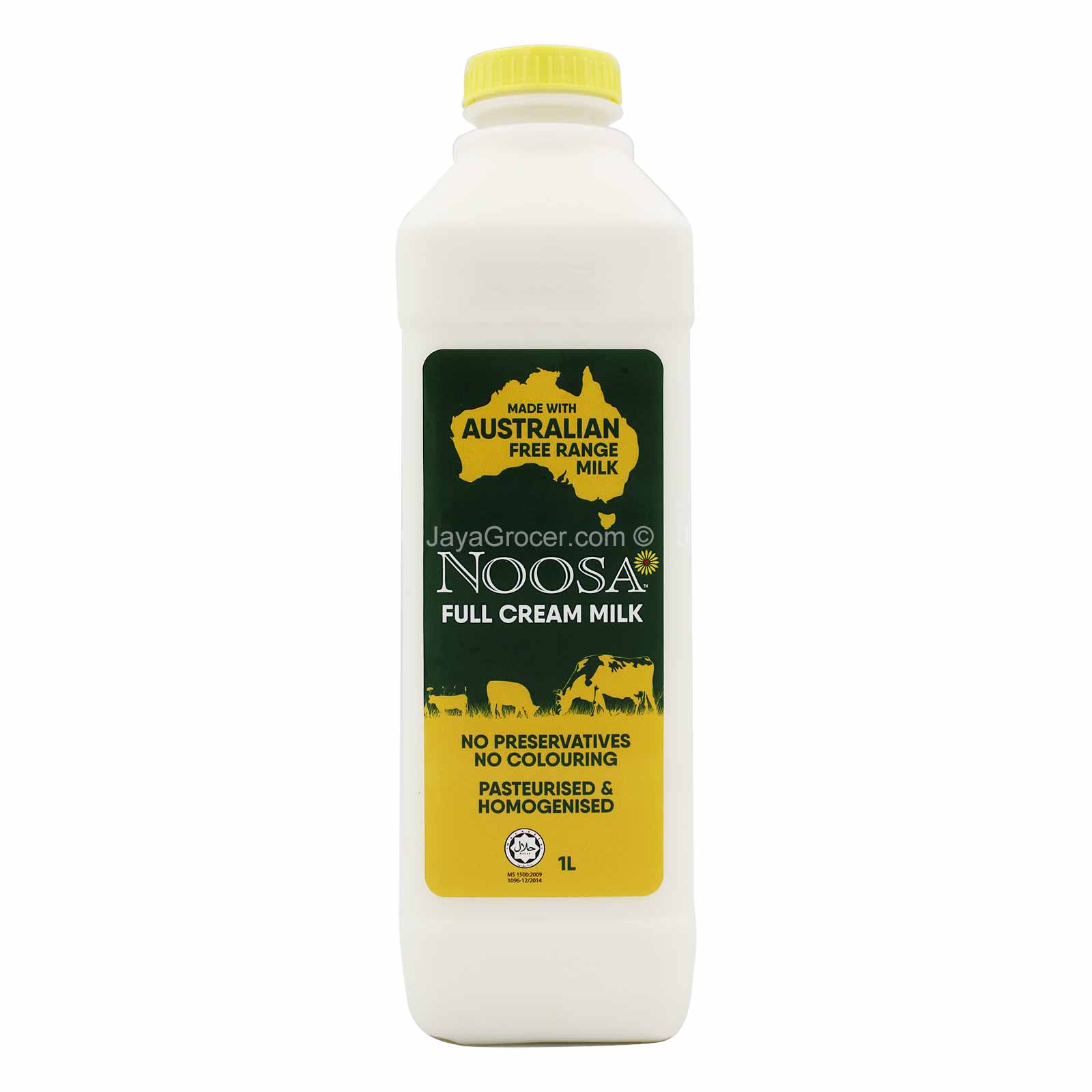 Noosa Pasteurised & Homogenised Full Cream Free Range Milk 1L