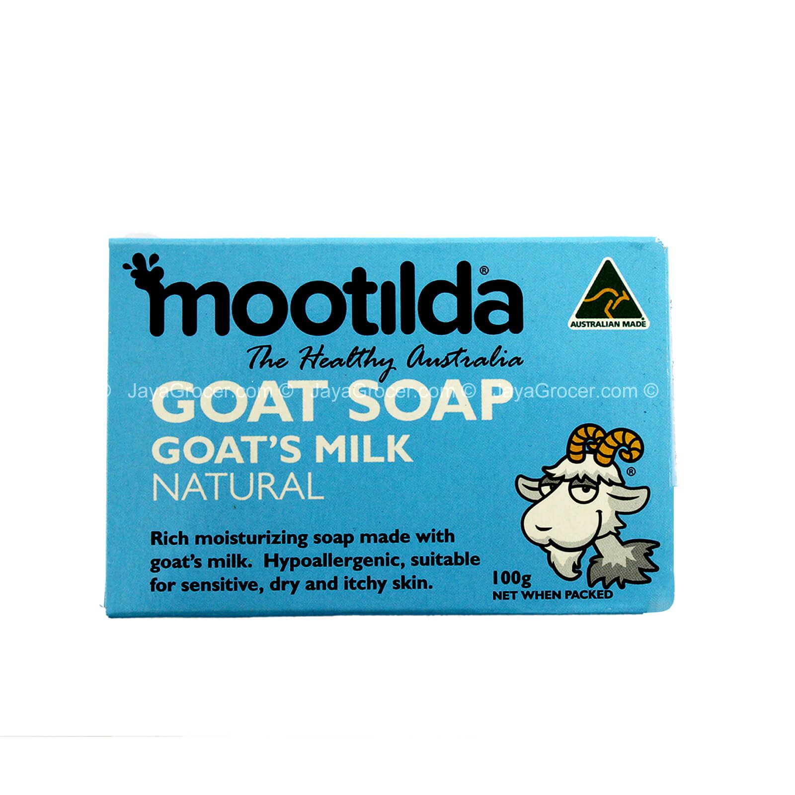 Mootilda Goat Soap with Natural Goat's Milk 100g – Jaya Grocer | Plaza ...