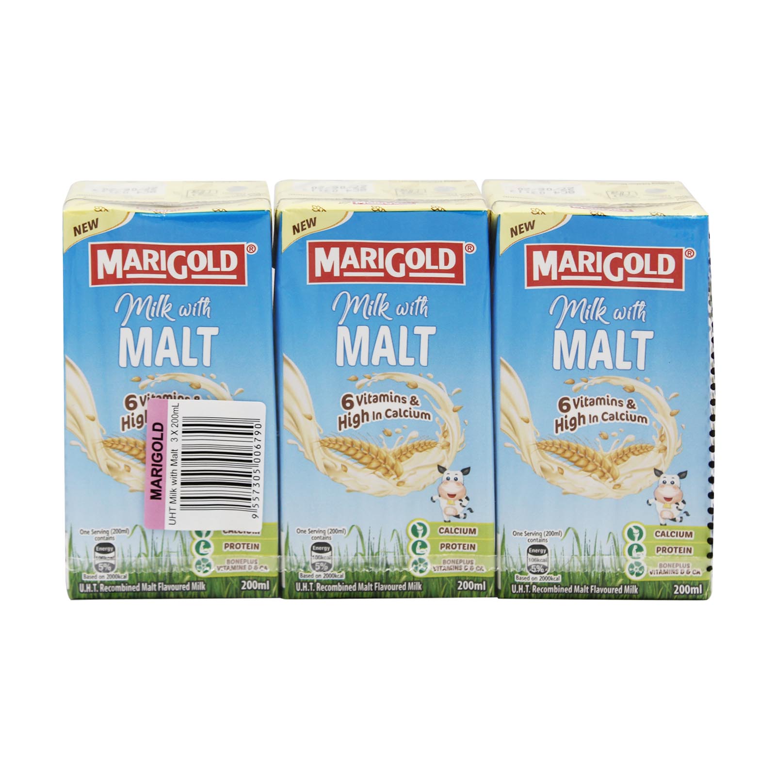Marigold Milk with Malt 200ml x 3