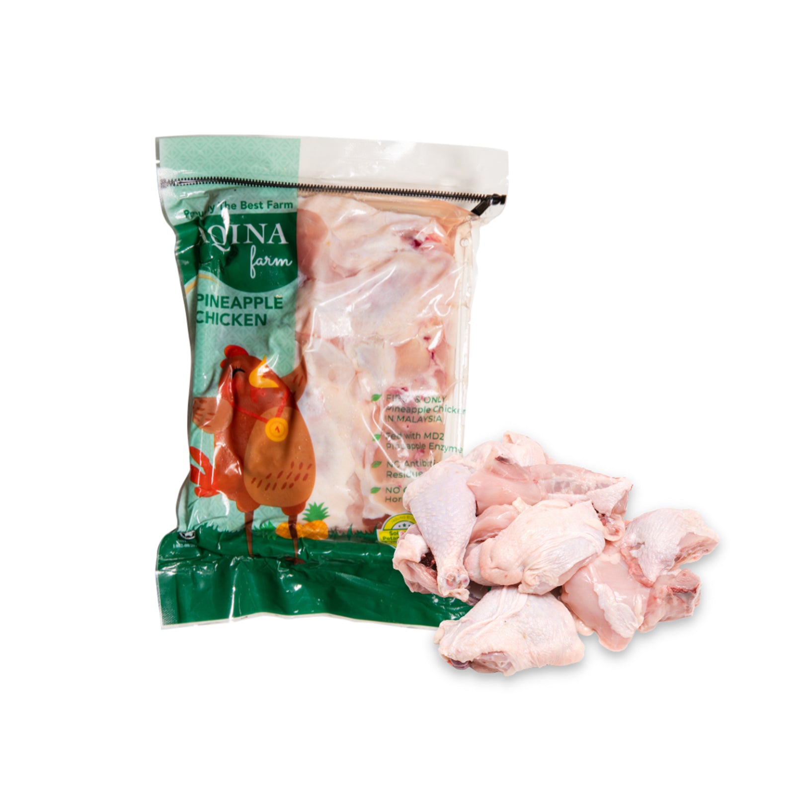 Aqina Chilled Chicken Cubes (Bone In) 500g – Jaya Grocer | Plaza Jelutong